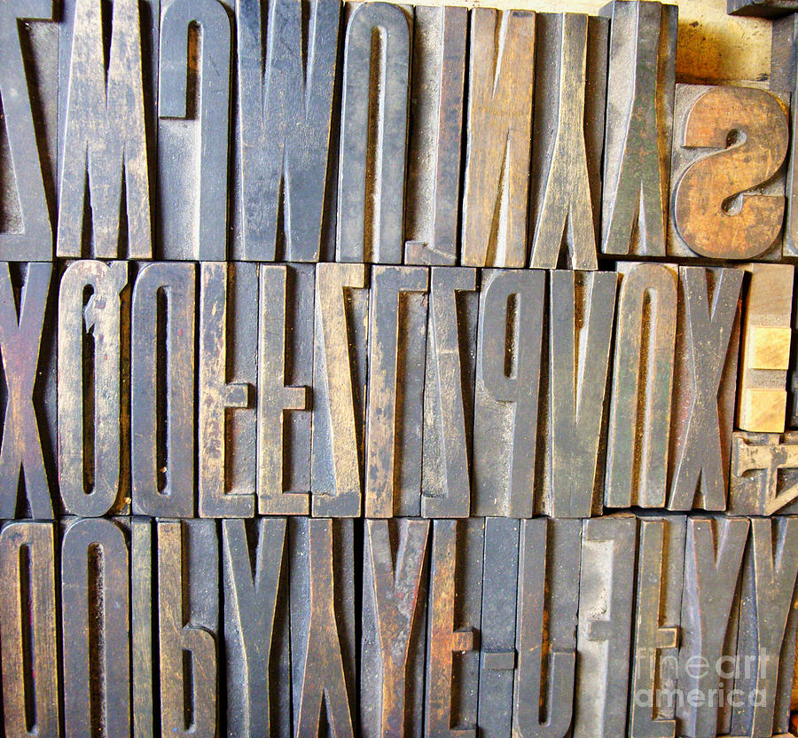 Block Letters Photograph by Malcolm Suttle - Fine Art America