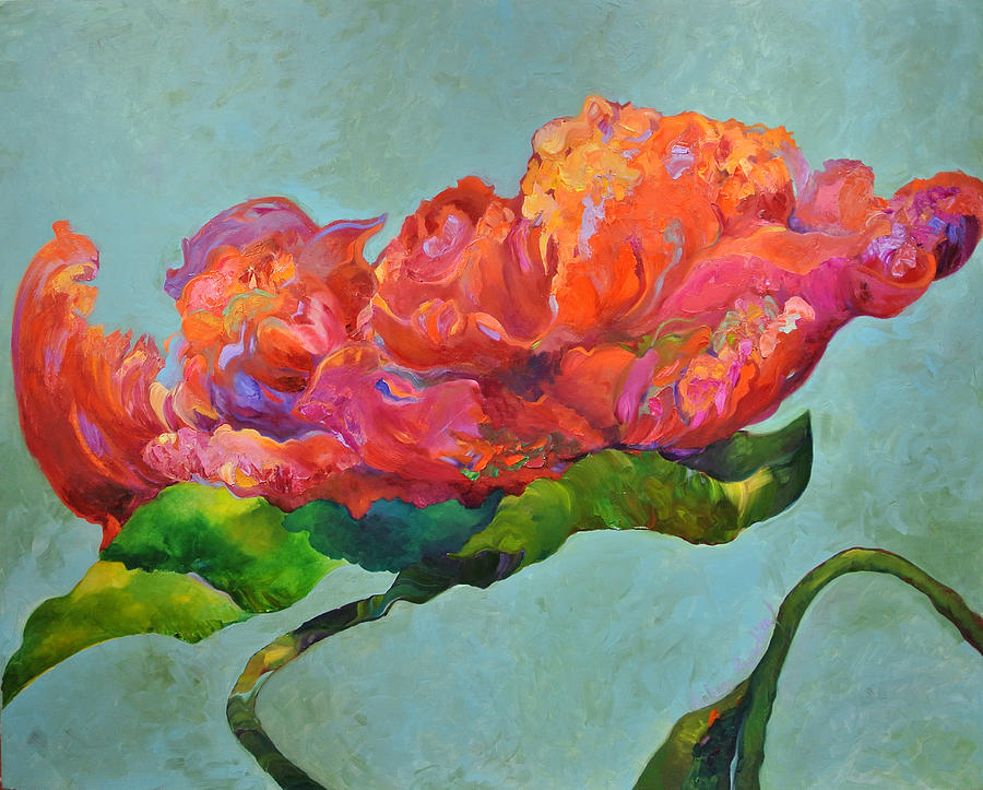 Bloom Within Painting by Debra Benditz - Fine Art America