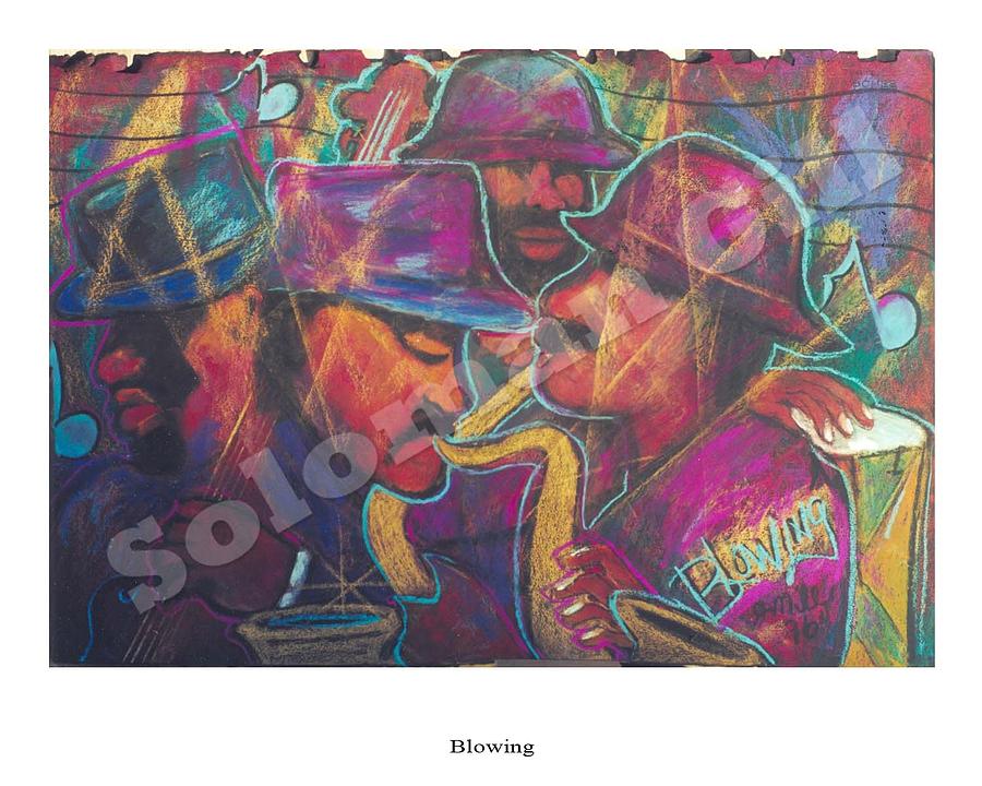 Blowing Mixed Media by Joyce Miles - Fine Art America