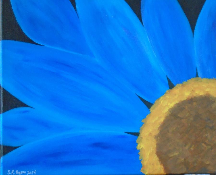 Blue Daisy Painting by Staci Lyons - Fine Art America