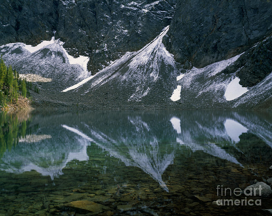 Blue Lake Reflection Photograph By Tracy Knauer Pixels