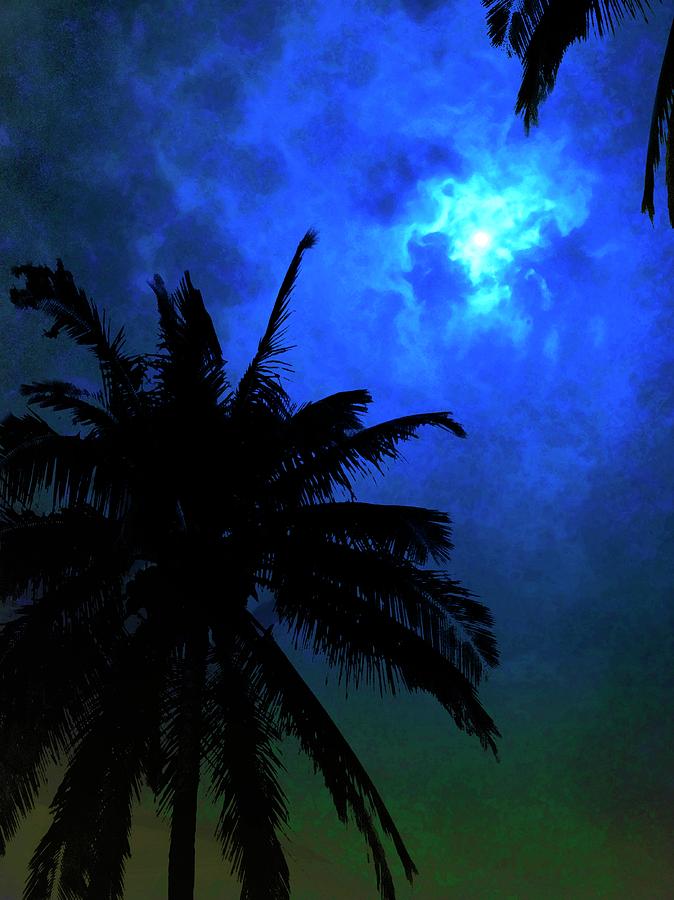 Blue Moon Photograph by Mark Garlick/science Photo Library - Fine Art ...