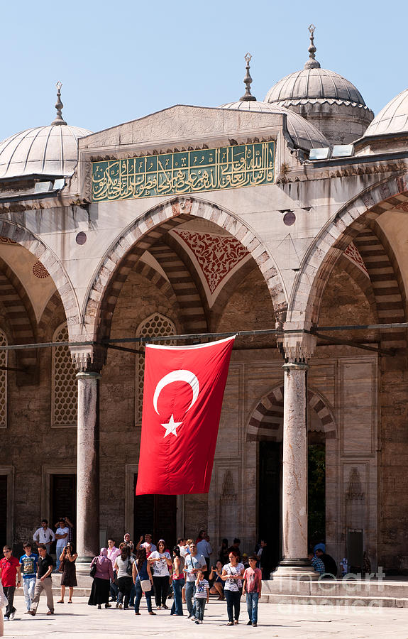 Blue Mosque Courtyard Portico Photograph by Rick Piper Photography ... Blue Mosque Courtyard Portico Photograph by Rick Piper Photography ...