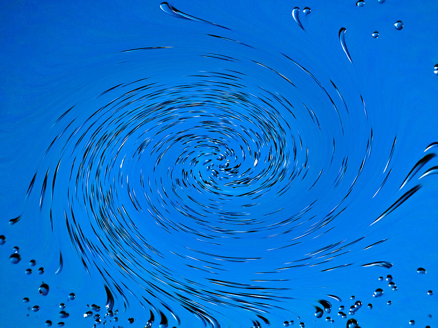 Blue Vortex Photograph by David Pyatt - Fine Art America