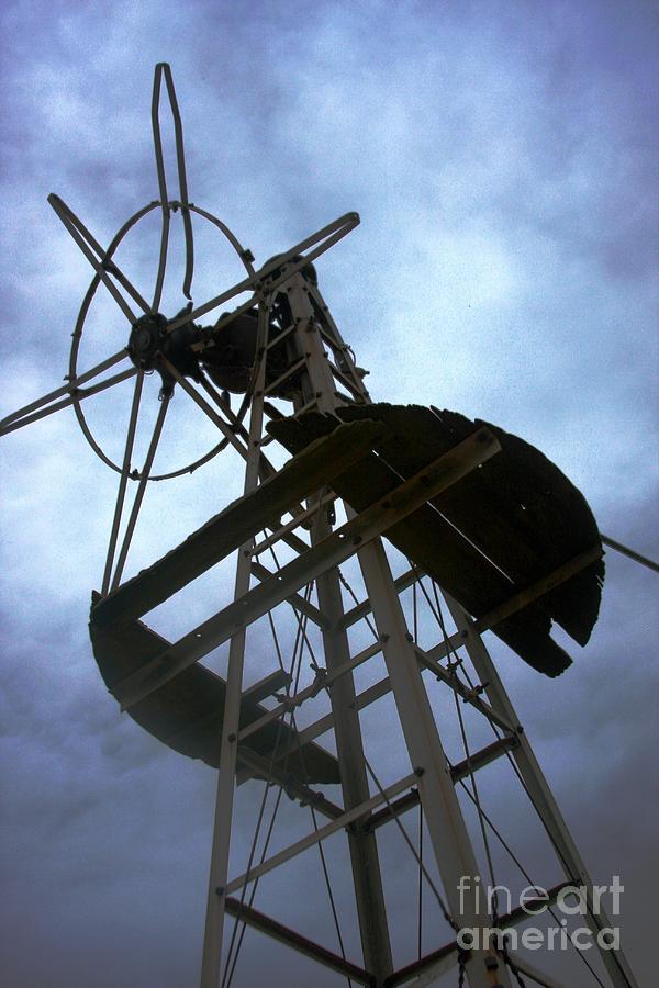 Blue Windmill Photograph by Dewayne Eakins - Fine Art America