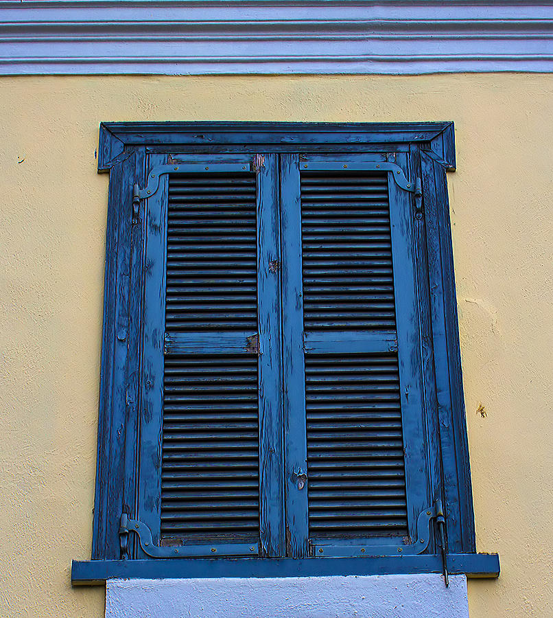 Blue window Photograph by Radoslav Nedelchev - Fine Art America