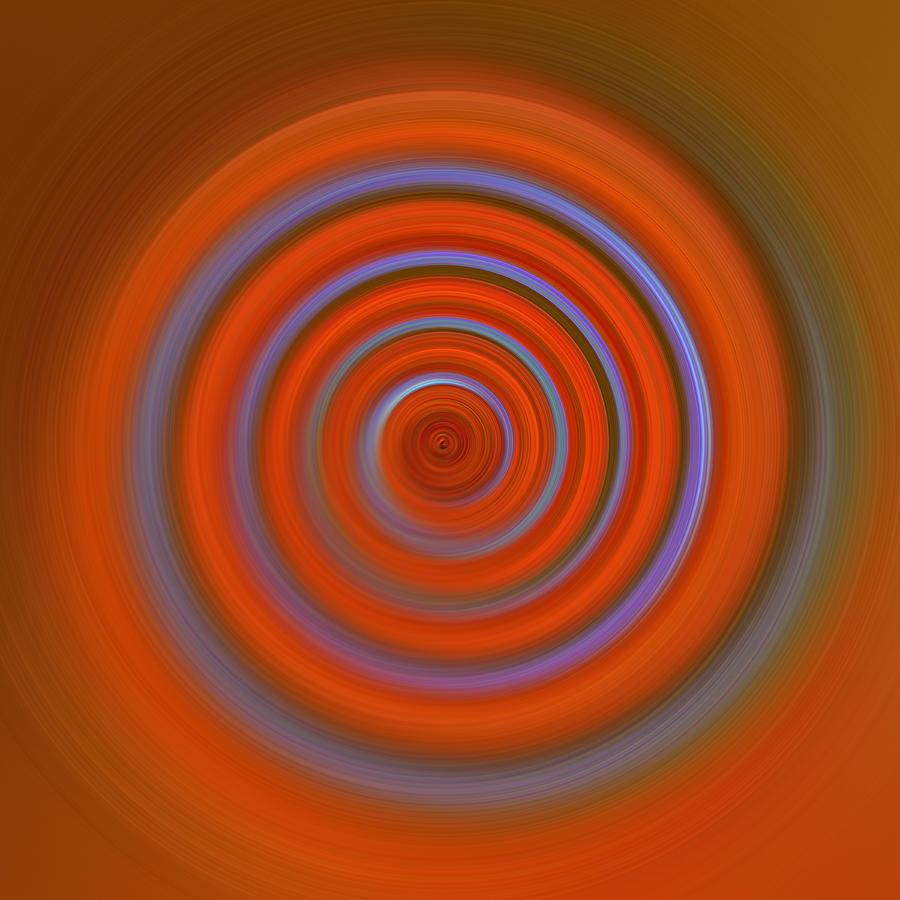 Blurred circle abstract Photograph by David J Plank - Pixels