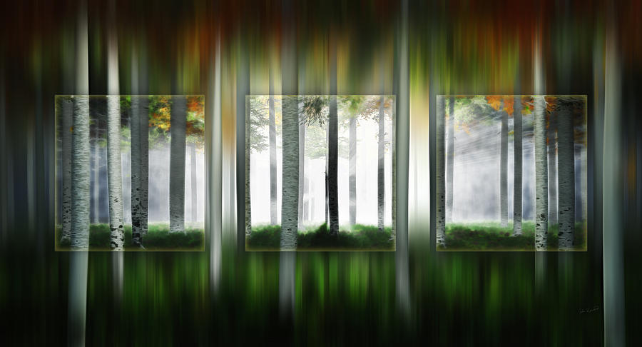 Blurring The Lines Painting by John Robichaud - Fine Art America