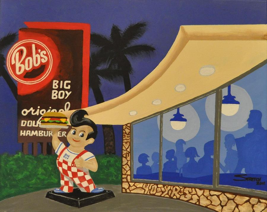 Bob's Big Boy Painting by Stretch Berntson
