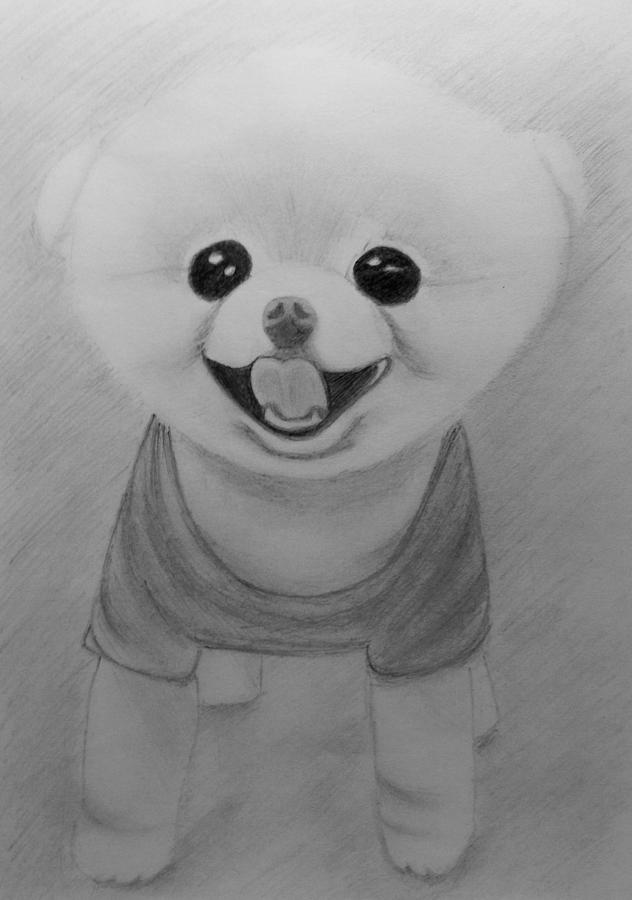 Boo Drawing by Jacinta Ngai - Fine Art America