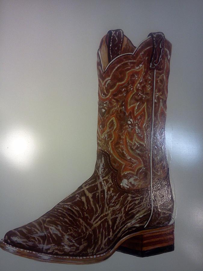 Boot 1 Painting by Michael Brewington - Fine Art America