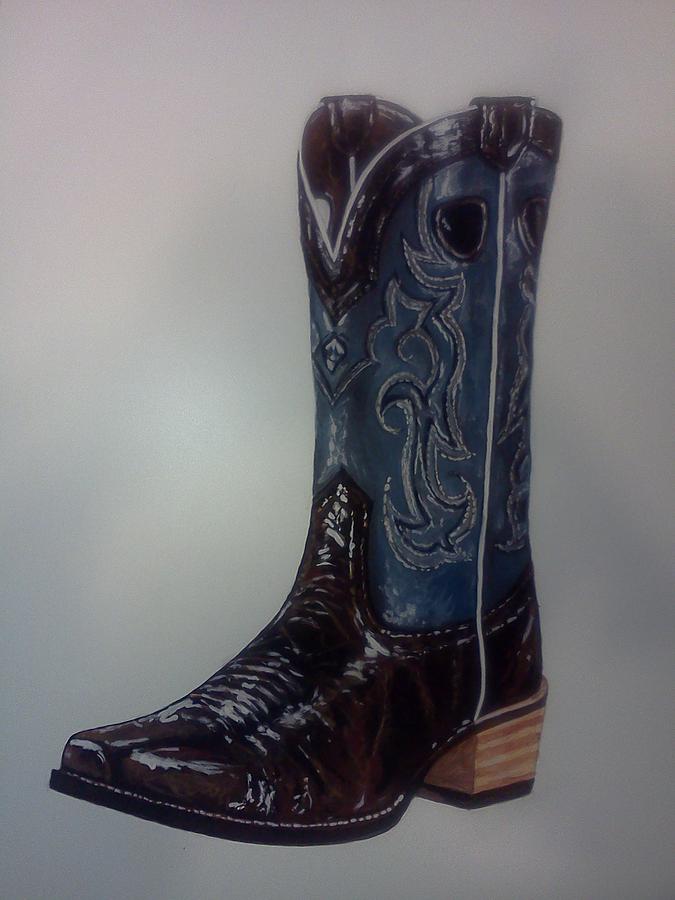 Boot 2 Painting by Michael Brewington - Fine Art America