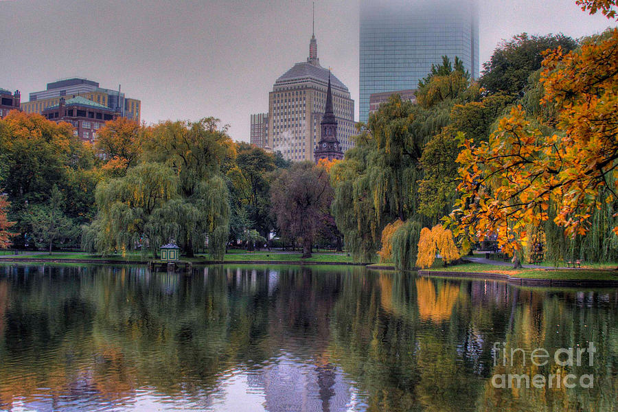 Boston Common Fall - 5 Photograph by Stephen McCabe - Pixels