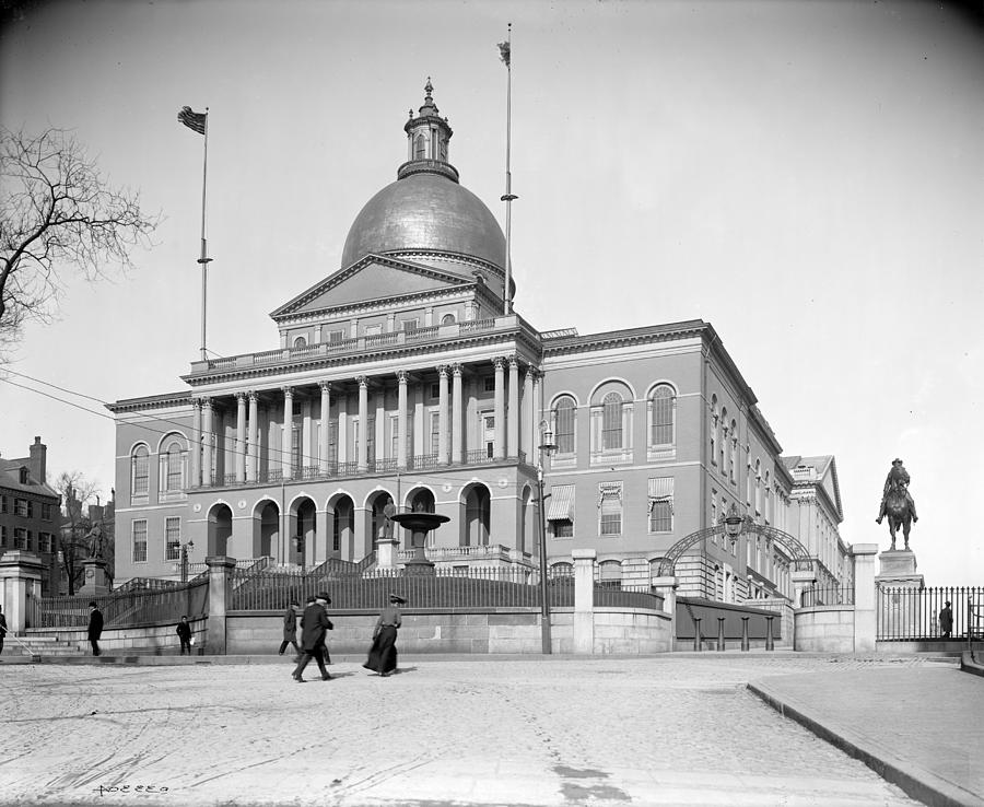 Boston State House, C1905 Photograph by Granger - Fine Art America