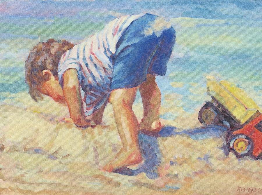 Bottom Up Painting by Lucelle Raad