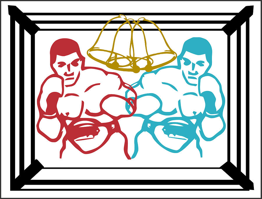 Boxing Digital Art by Dean Watson - Fine Art America