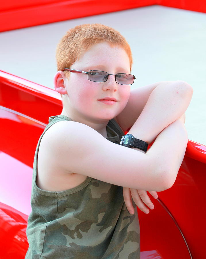 Boy model. Photograph by Oscar Williams - Fine Art America