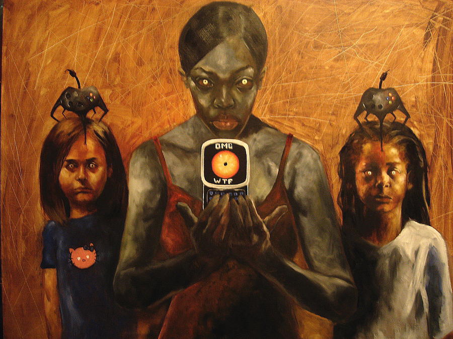Brain Drain Painting by Michael Pendergrass - Fine Art America