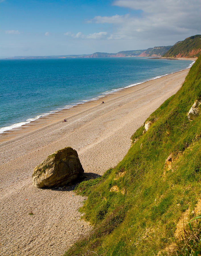 Branscombe Beach Devon Photograph by Michael Charles