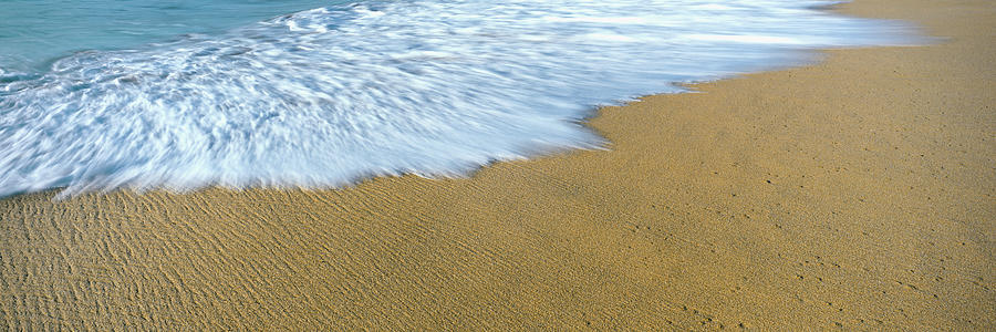Breaking Wave Creates Feather Patterns Photograph by Panoramic Images ...