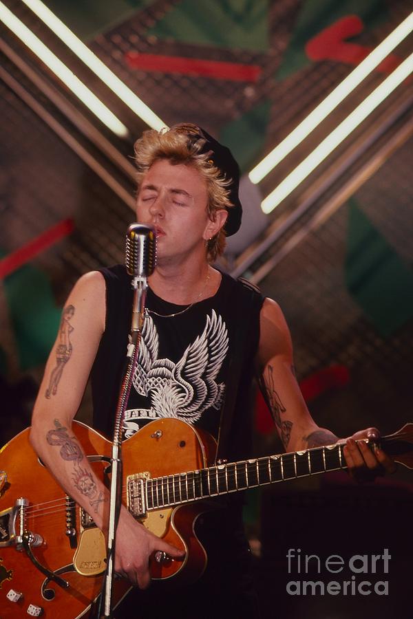 Brian Setzer Photograph by David Plastik - Fine Art America