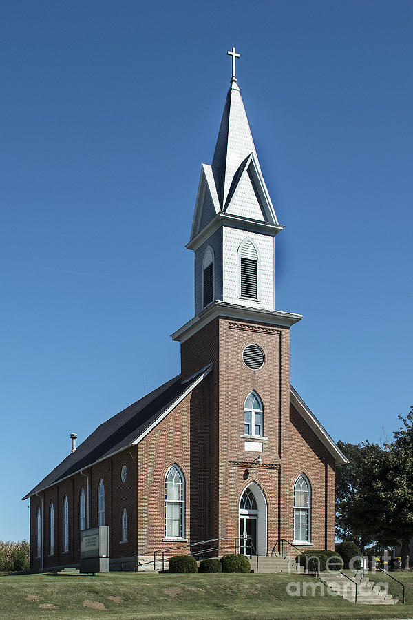 Brick Church Photograph by Daniel Ryan - Fine Art America