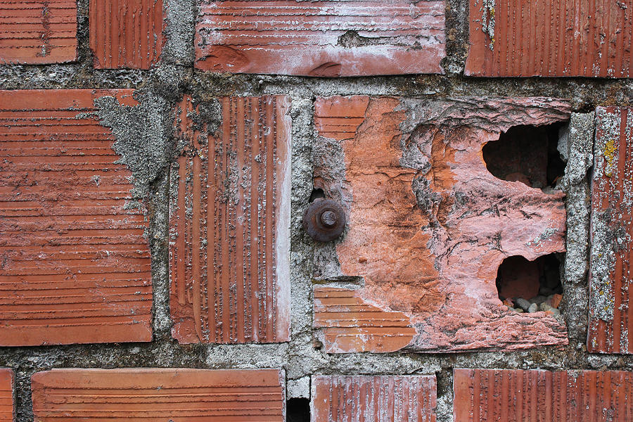 Bricks and Mortar 1 Photograph by Cathy Anderson - Pixels