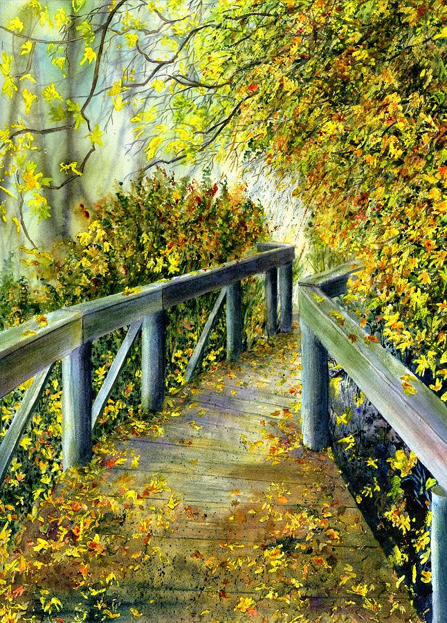 Bridge Painting by Karen Wright - Fine Art America