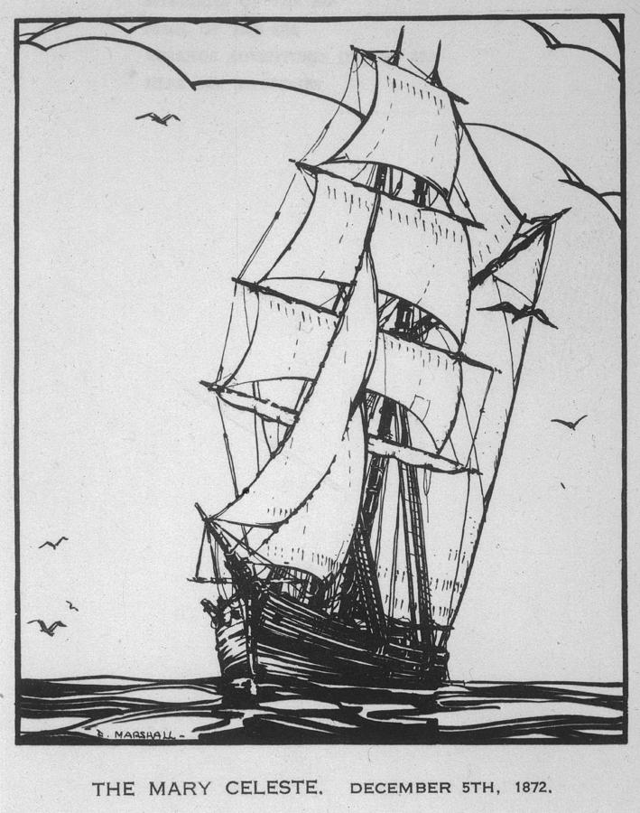 Brigantine Built In Nova Scotia Drawing by Mary Evans Picture Library ...