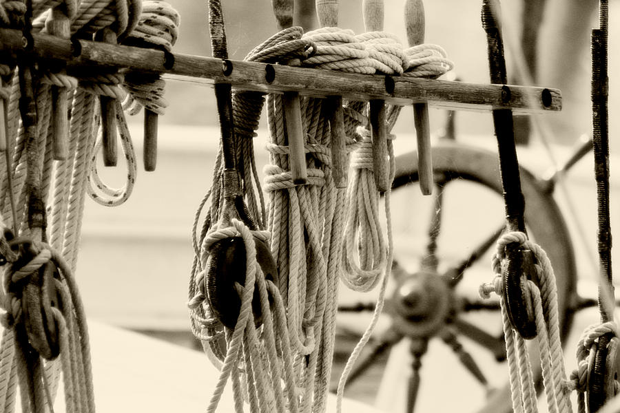 Brigantine Rigging Photograph by Michael Allen - Pixels