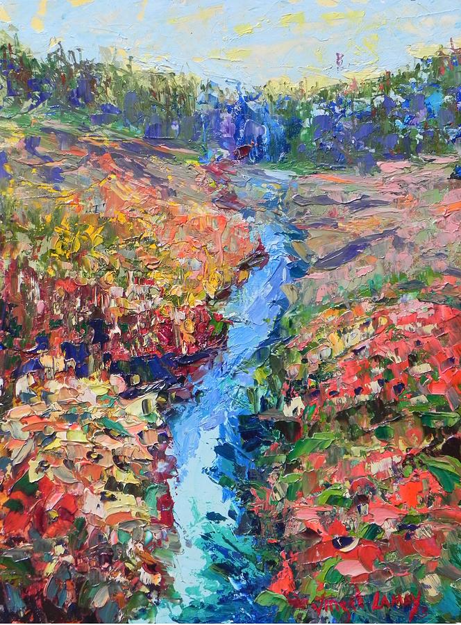 Brookside Study Painting by Nancy LaMay - Fine Art America