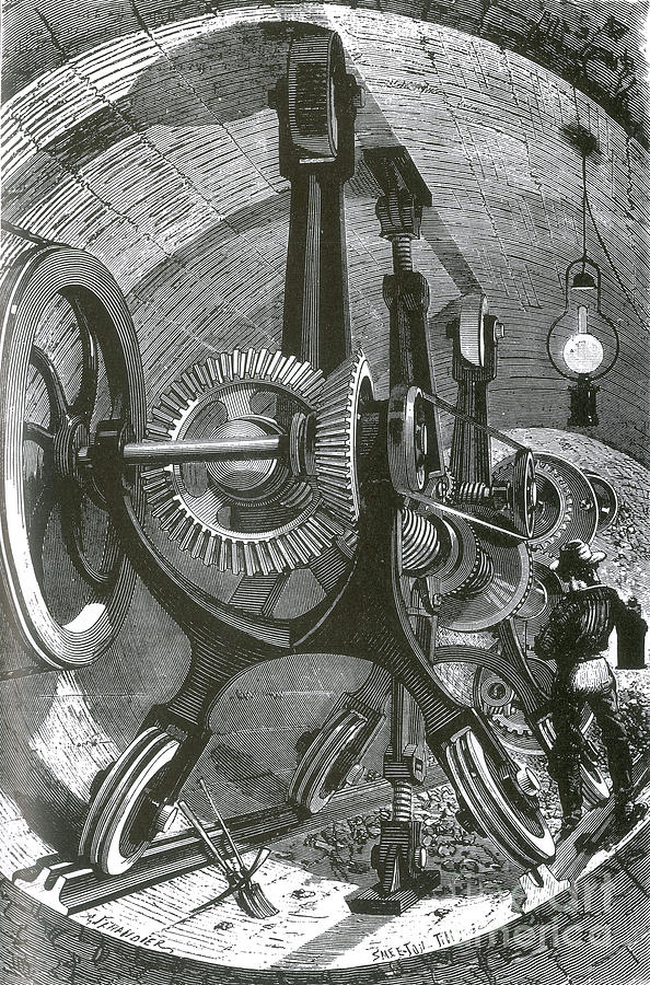 Brunton Machine, 1874 Photograph by Science Source - Fine Art America