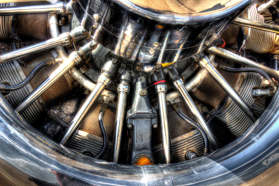 BT-13 Trainer Engine Photograph by Bob Kinnison | Fine Art America