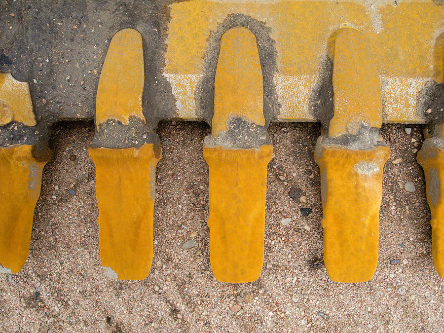Bucket Teeth Photograph by Robert VanDerWal