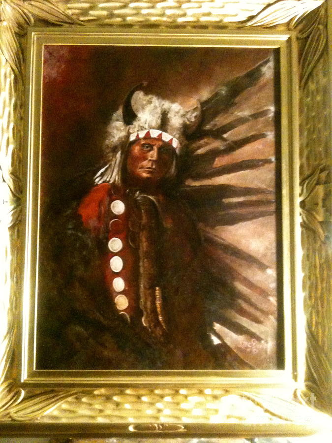 Buffalo Man Painting by Lane Baxter - Fine Art America