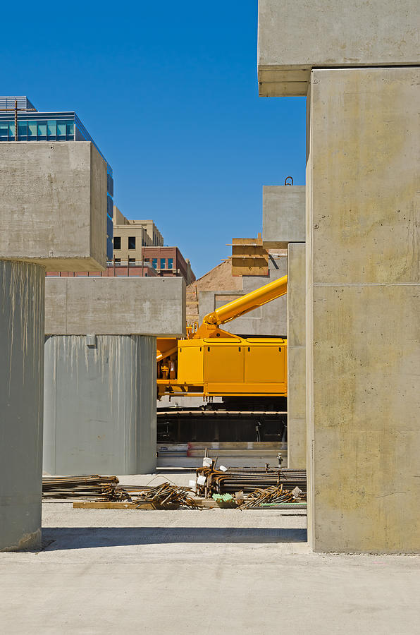 Concrete Building Blocks Photograph by Robert VanDerWal - Fine Art America