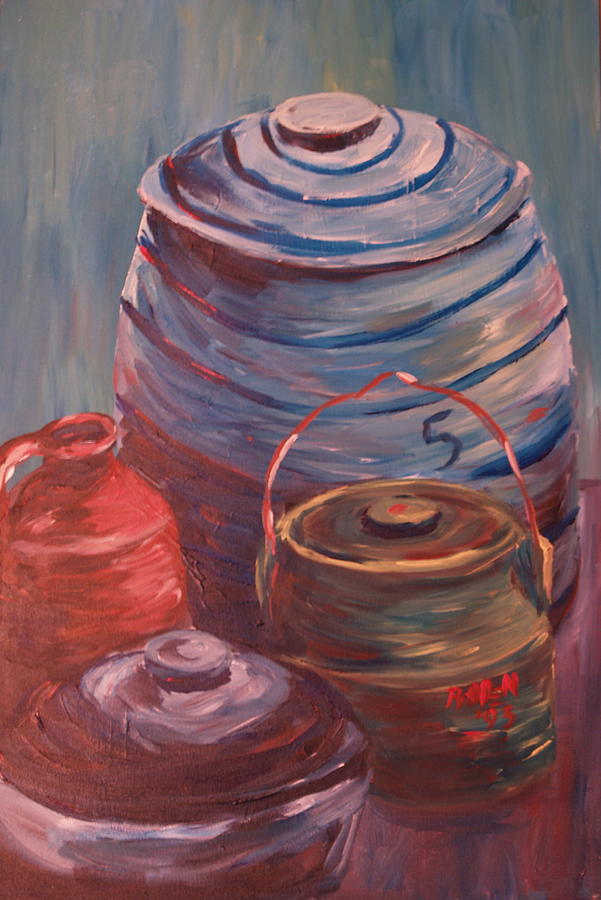 Bunch of Crocks Painting by David Rodden - Fine Art America