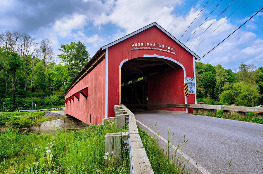 Buskirk Covered Bridge Photograph by Joseph Plotz - Pixels