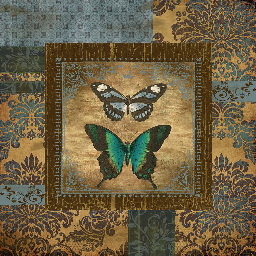 Butterfly Patchwork Digital Art by Jean Plout - Fine Art America