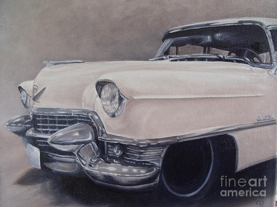Cadillac study Painting by Pauline Sharp - Fine Art America
