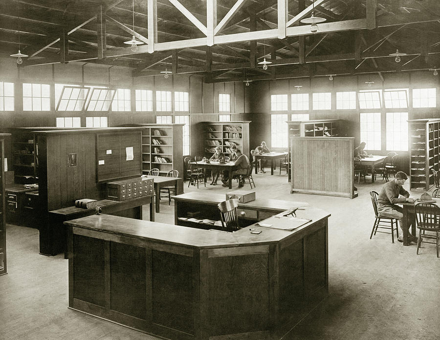 Camp Kearny Library, C1918 Photograph by Granger - Fine Art America