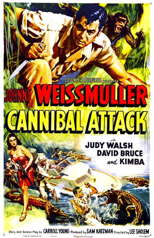 Cannibal Attack, Us Poster, Johnny Photograph by Everett - Fine Art America