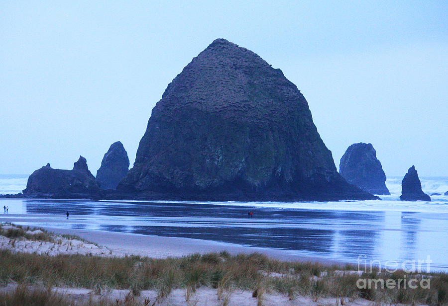Cannon Beach - Haystack Rock Photograph by Steven Baier - Pixels