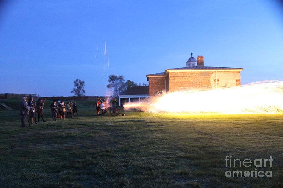 Cannon Fire Photograph by David Grace - Pixels