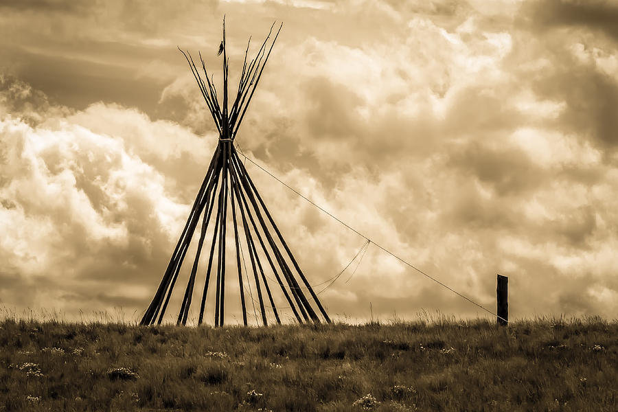 CanthookTeePee Photograph by Chuck Pierce - Fine Art America