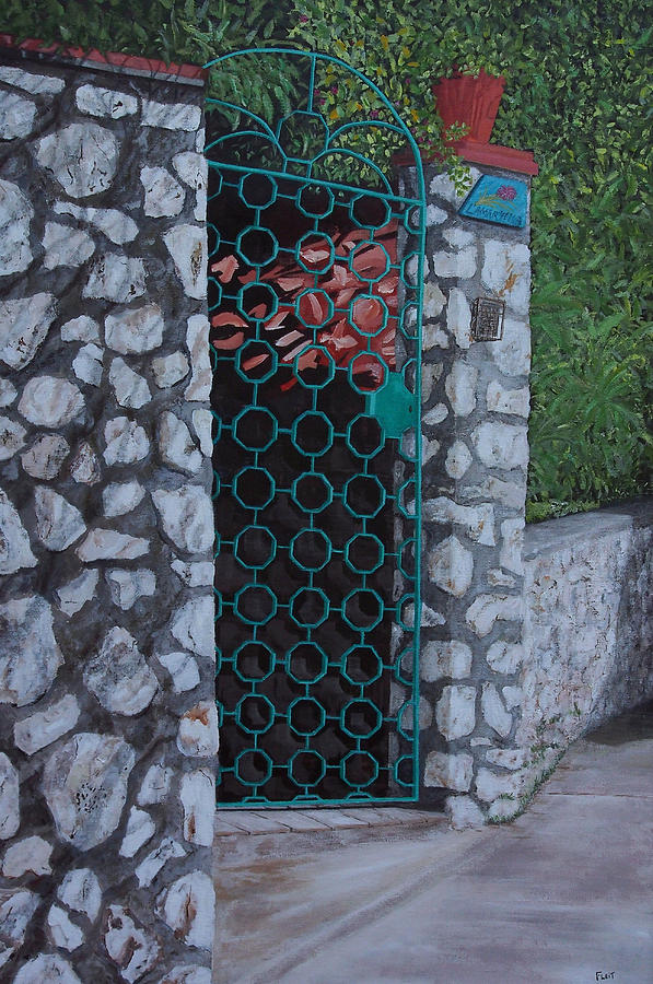 Capri Gate Painting by Steven Fleit - Fine Art America