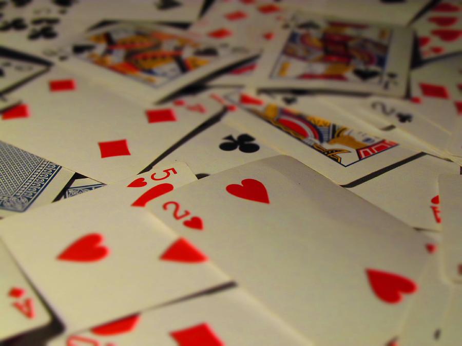 Card Stack Photograph by Hannah Estep