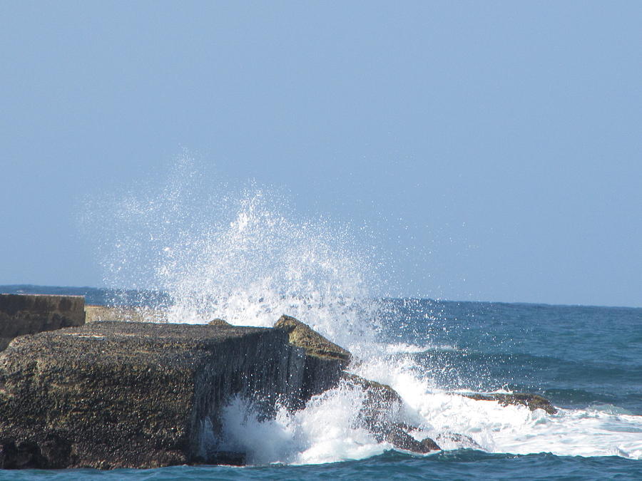 Caribbean Splash Photograph by Patsy Moody - Pixels