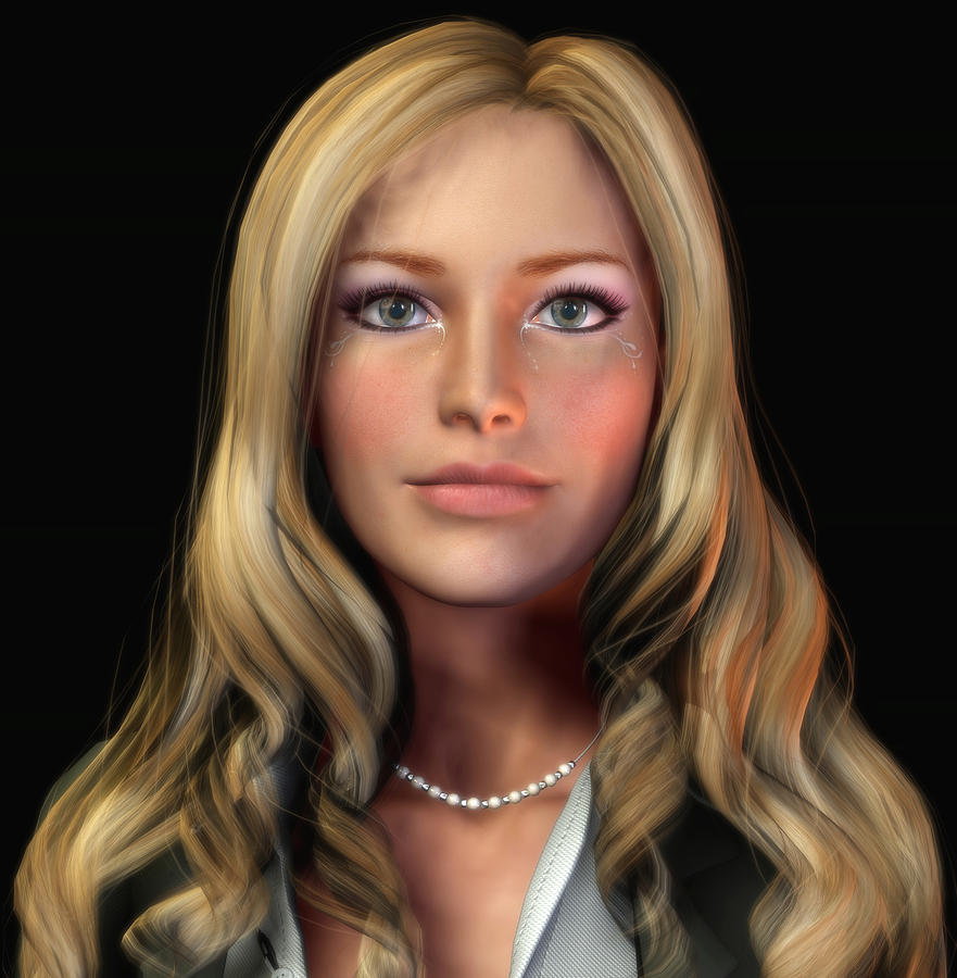 Caroline Digital Art by David Griffith