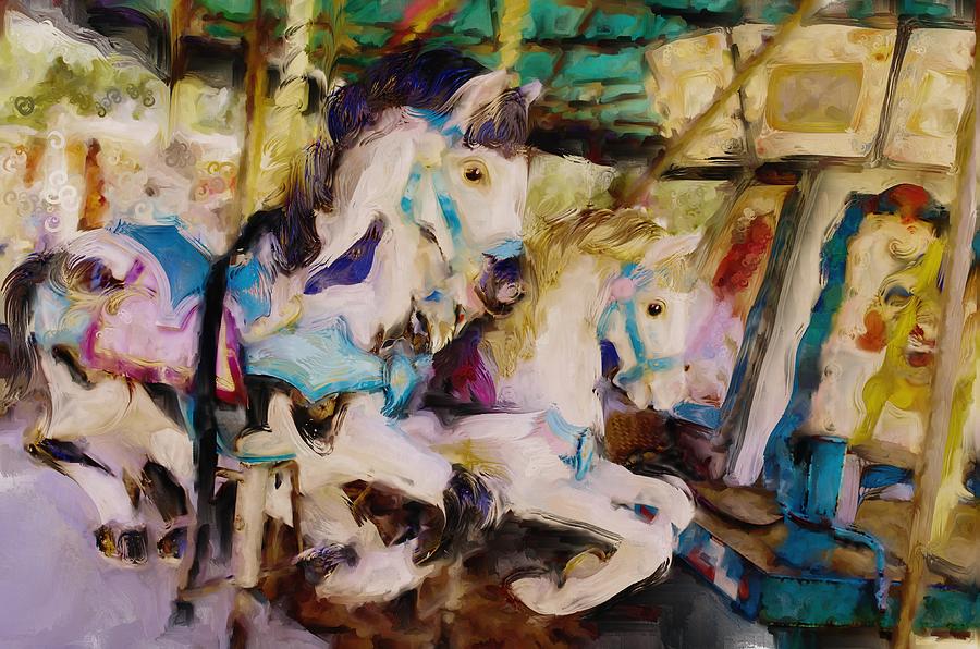 Carousel #1 Digital Art by Sandy Harrison - Fine Art America
